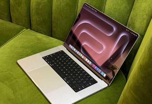Silver MacBook Pro 16 M1 Pro, 512GB (100 акб)