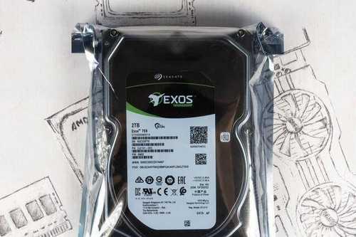 3.5" жесткие диски Seagate Exos 7E8 2Tb