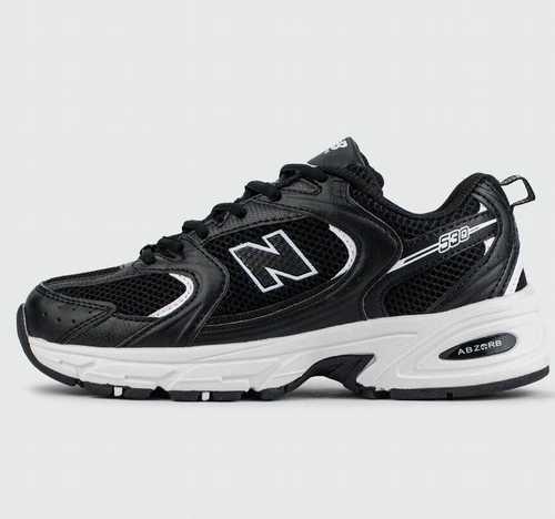 Кроссовки New Balance 530 Wmns Black / White (арт. 25431)