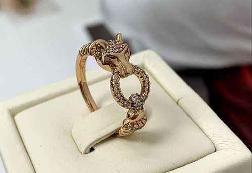 Cartier кольцо пантера 16 размер