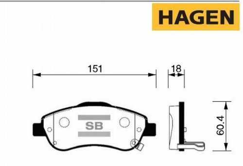 Sangsin brake GP1567 Колодки торм.пер. Premium bra