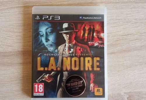 Игра L. A. Noire для приставки PS3