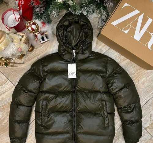 Пуховик Zara x Moncler зимний