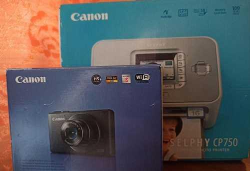 Compact photo printer Selphy CP 750