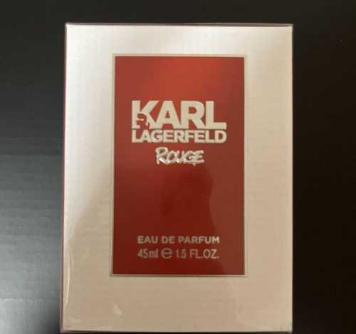 Karl lagerfeld духи rouge