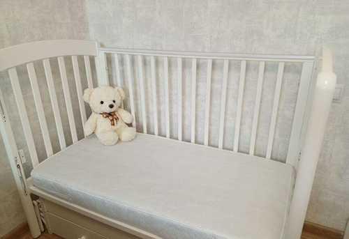 Детская кроватка Гандылян с матрасом