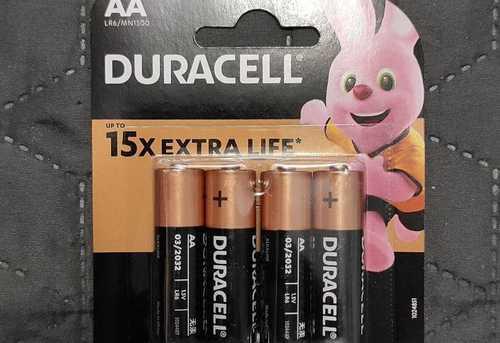 Батарейки Duracell Extra life AA