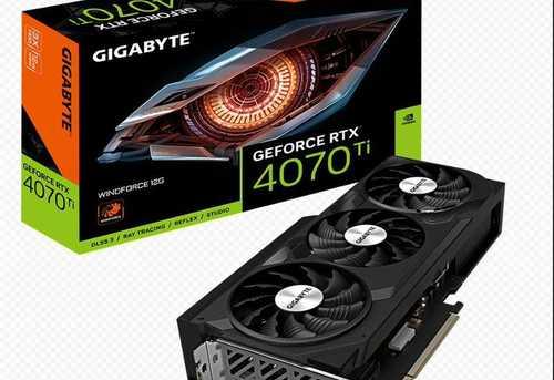 Видеокарта gigabyte nvidia RTX4070Ti windforce OC