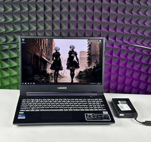 Игровой ноутбук Hasee i7/RTX2060/144Гц