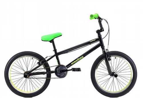 Велосипед BMX 20" comiron Черный с кислот-зеленый
