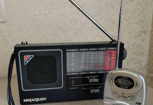 Радиоприёмник "Меридиан рп248" СССР и "Eplutus FM"