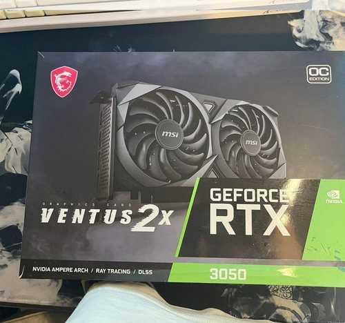 Видеокарта MSI Geforce RTX 3050 ventus 2X