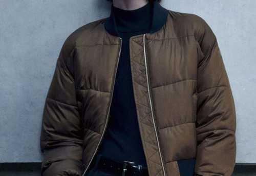 М,Новая куртка-бомбер Massimo dutti