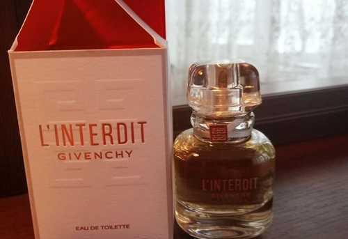 Туалетная вода givenchy linterdit