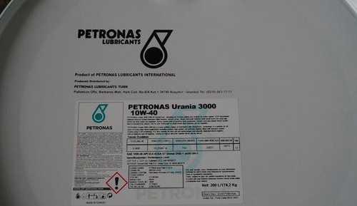 Масло моторное petronas urania 3000 10W40