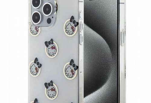 Чехол Hello Kitty для iPhone 15 Pro Kitty in Bubb