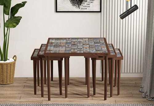 Комплект из 5 столов в восточном стиле