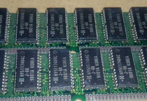 Ретро память EDO simm pin 72 32 Mb (2x16 Mb)