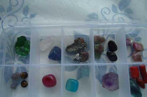 Коллекция драгоценных и полудрагоценных камней