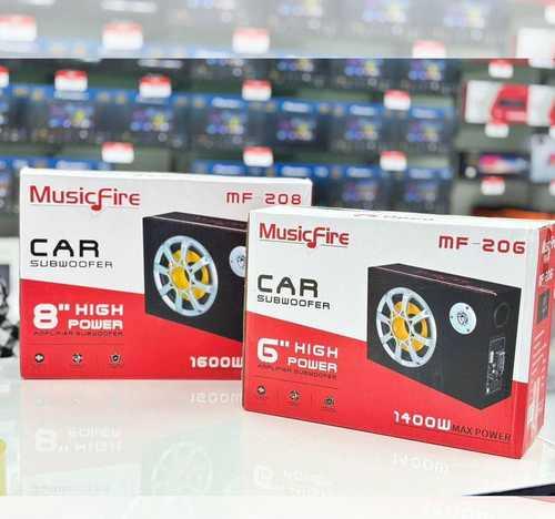 Сабвуфер под сиденье MusicFire MF-206 1400W 6-разм