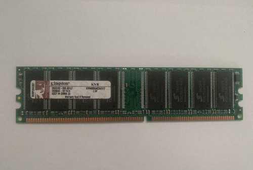 Память DDR1 512 mb Kingston