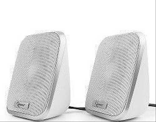 Акустич. система 2.0 Gembird SPK-100-W, белый, 6 В