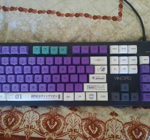 Кейкапы pbt evangelion eva 01