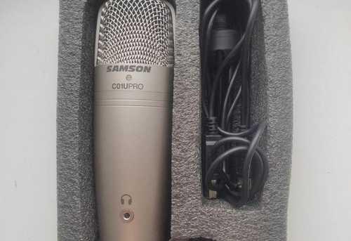 Конденсаторный микрофон Samson C01U PRO