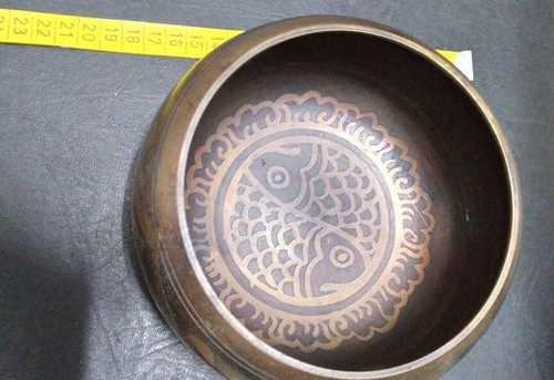 Тибетская поющая чаша диаметр 13 см
