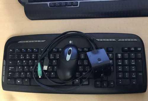 Клавиатура + мышь logitech беспроводные