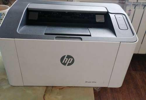 Принтер лазерный HP 107wr с WiFi