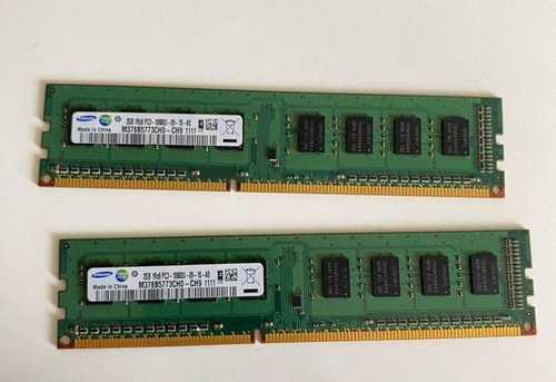 Оперативная память samsung 2GB 1Rx8 PC3-10600U