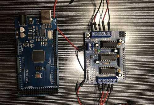 Arduino 2560 и L293D плата драйвера