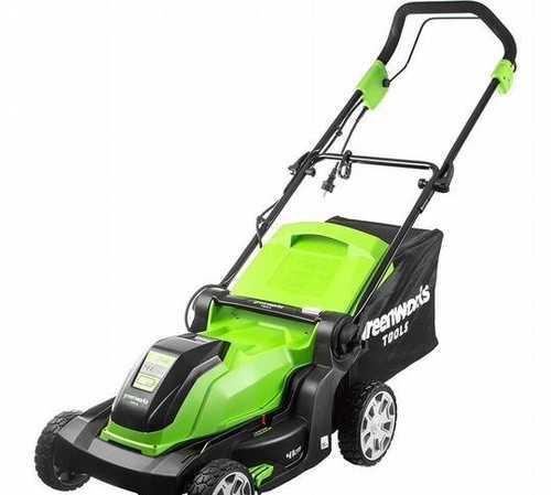 Электрическая газонокосилка GreenWorks GLM1241