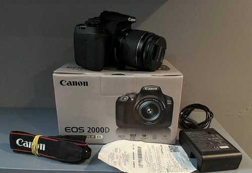 Зеркальный фотоаппарат Canon Eos 2000D