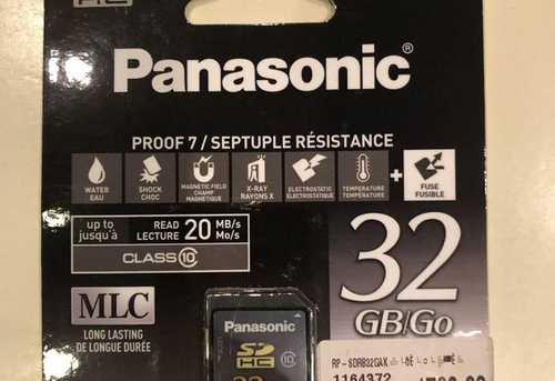 Карта памяти MicroSD, Panasonic, новая