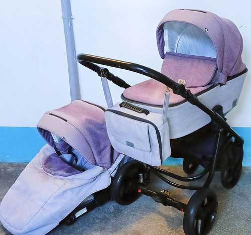 Коляска 2 в 1 adamex reggio