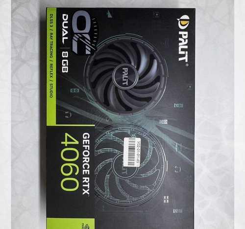 Видеокарта geforce RTX 4060 Palit Dual OC 8Gb