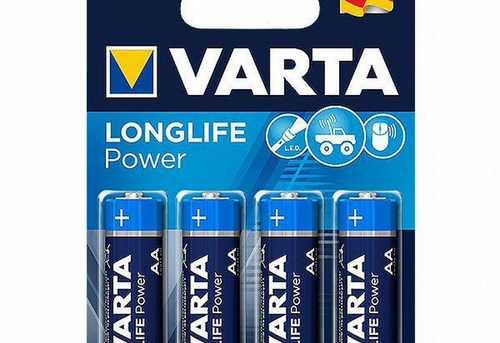 Батарейки varta longlife Power AA (блистер 4 штуки