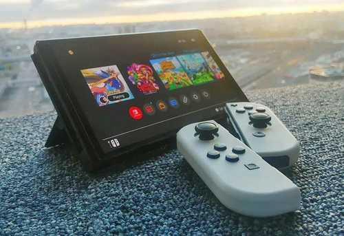 Прошитые Nintendo Switch Oled, гарантия 1 год