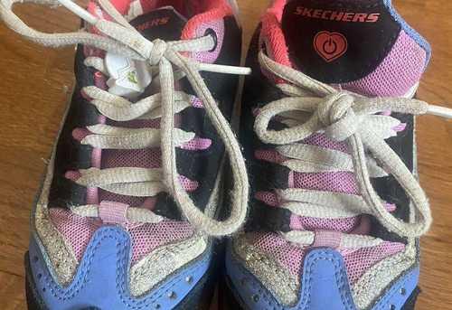 Кроссовки skechers светящиеся