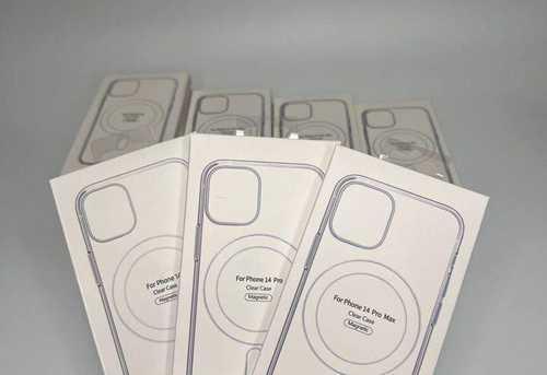 Чехол на iPhone MagSafe силиконовый прoзрaчный