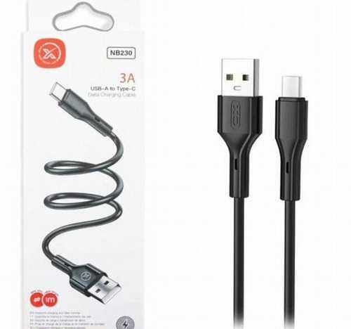 Кабель usb type c XO NB-230 3A