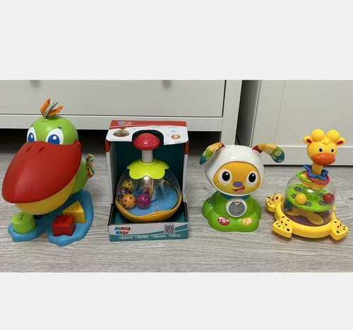 Развивающие игрушки fisher price, tiny love, jumbo