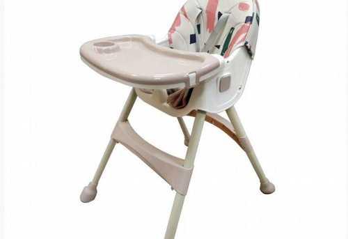 Детский стульчик Luxmom Q2 розовый с рисунком