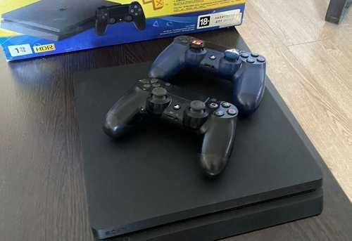 Sony PS4 1tb 2 гейпада игры