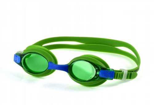 Очки для плавания детские cliff G670, зелено-синие