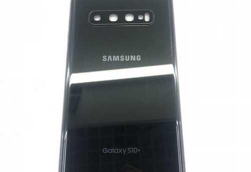 Задняя крышка Samsung S10 plus original (черный)