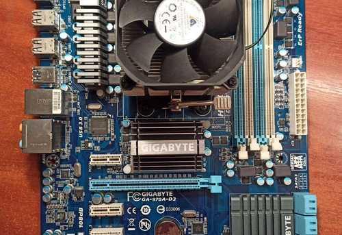 Gigabyte ga 970a d3 с процессором