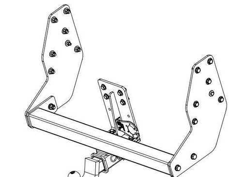 Фаркоп Baltex для Gaz Газель 3302 бортовая 1999